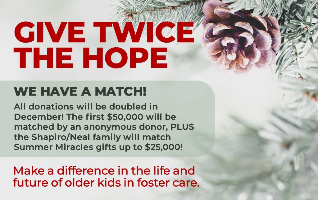 Charitable Donation to Kidsave | Help Older Kids Find Families